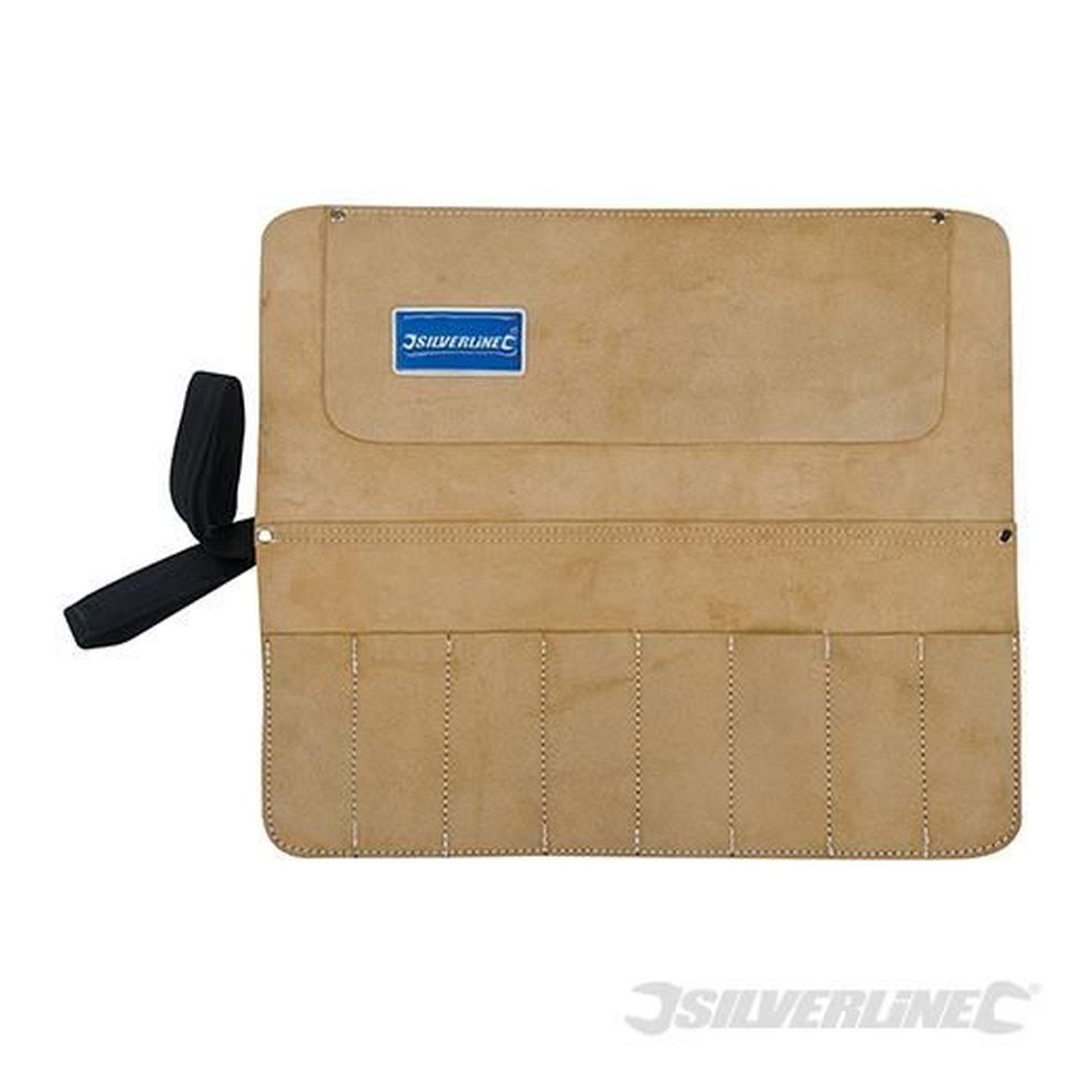 SILVERLINE - Silverline Chisel & Tool Roll 8 Pocket - Safety Workwear UK